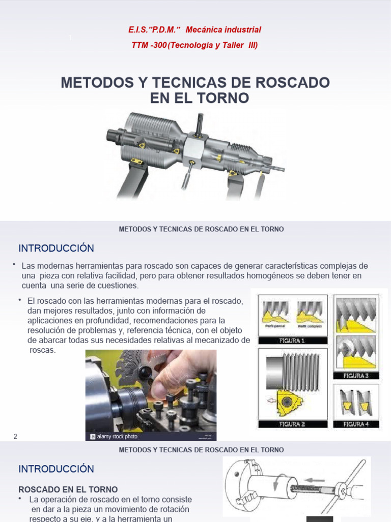 TET-300_tema 4_METODOS Y TECNICAS DE ROSCADO EN TORNO_II_23 (1) | PDF ...