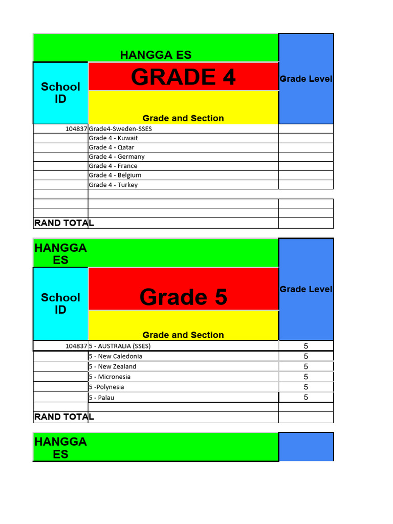 School Subject Coor Template Classification Tle He | Download Free PDF | Expected Value ...