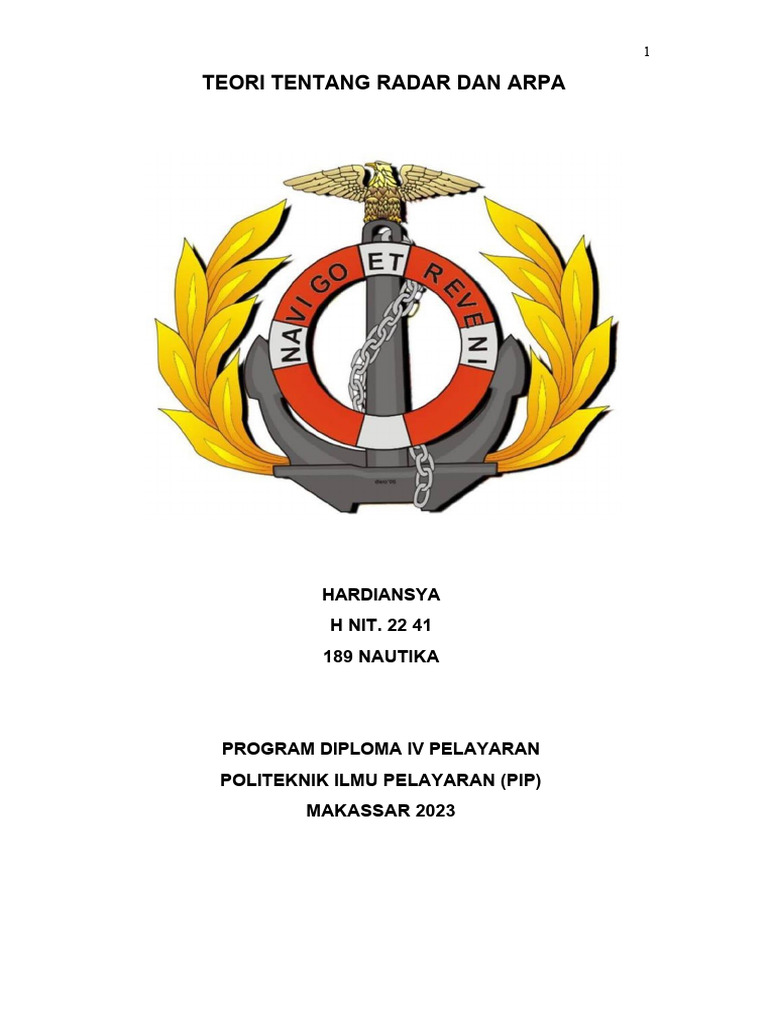 Teori Tentang Radar Dan Arpa | PDF | Sains & Matematika | Komputer