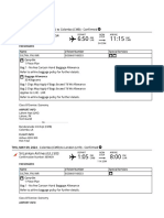 Sample Makemytrip Flight Ticket | PDF | Mobile App | Identity Document