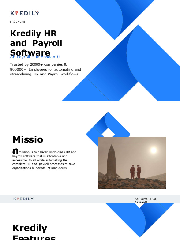 Kredily HR & Payroll Software Overview | PDF | Payroll | Automation