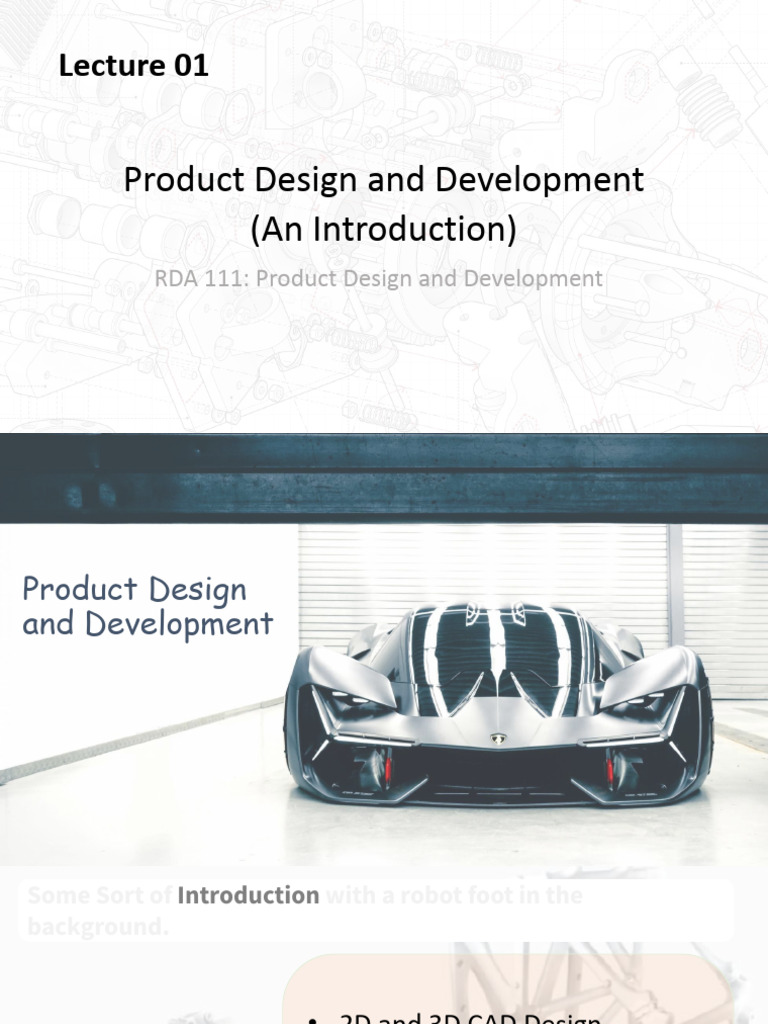 Lecture 01 (Product Design and Development) | PDF | Product Design ...