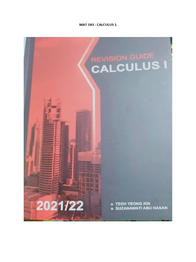 LESSON 1 MAT183 | PDF | Function (Mathematics) | Mathematical Objects