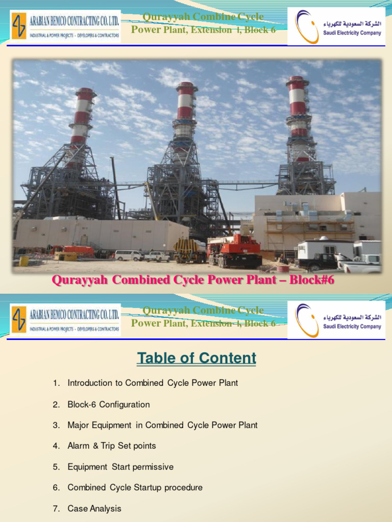 Combined cycle power plant digram & process | PDF | Gas Turbine | Steam