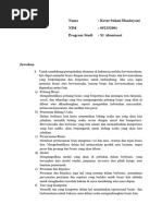 Latihan Akhir Mata Kuliah Bahasa Indonesia Semester 1 | PDF | Karier & Perkembangan