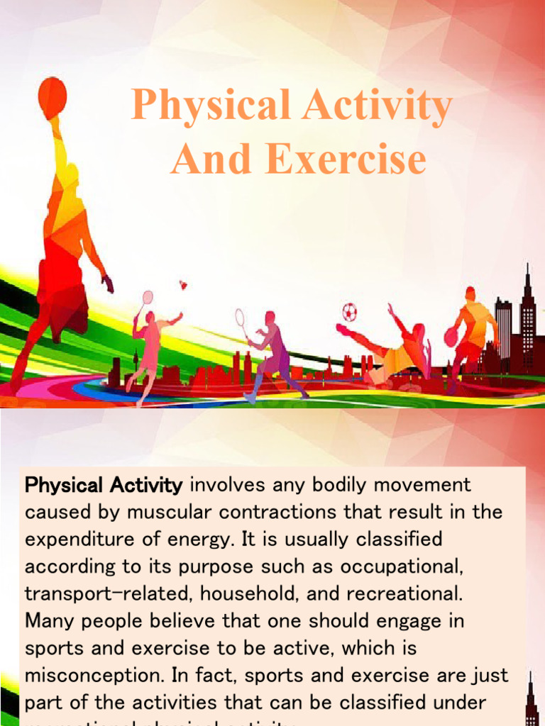 Physical Activity and Exercise | PDF | Physical Fitness | Flexibility ...