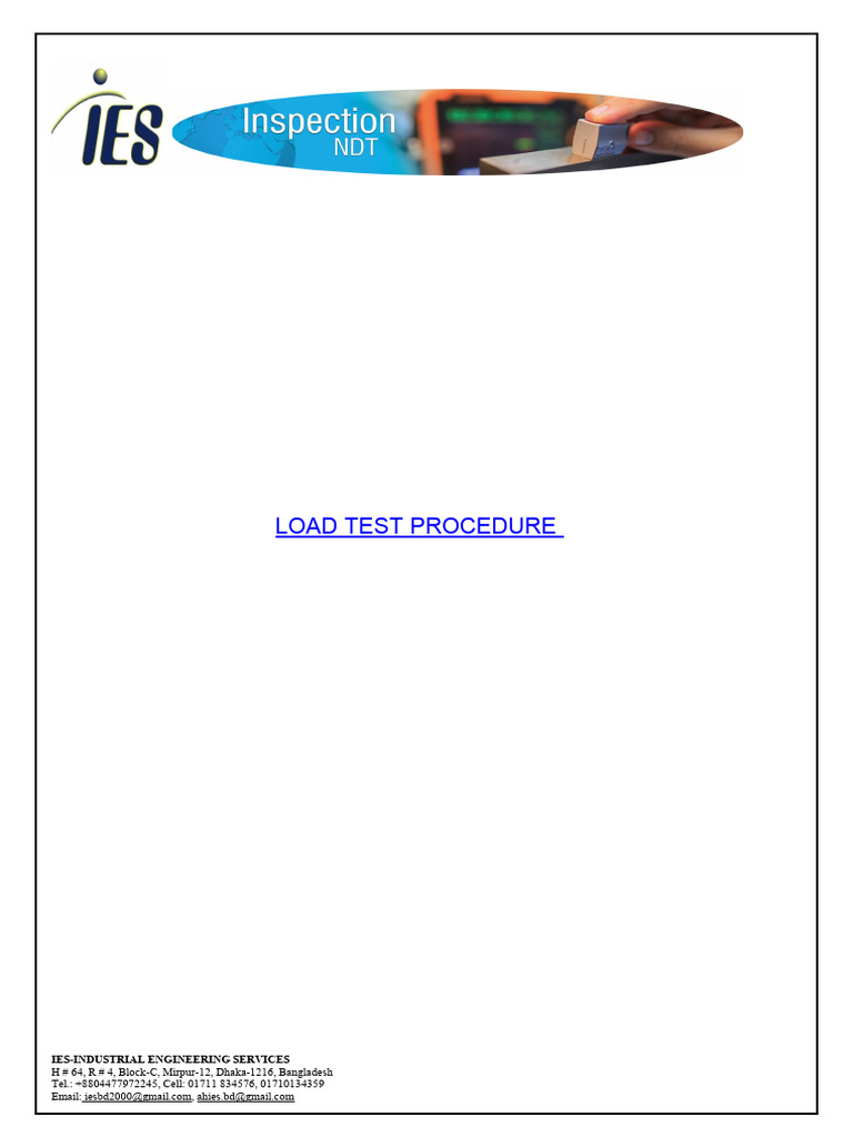 Load-Test-Procedure | PDF