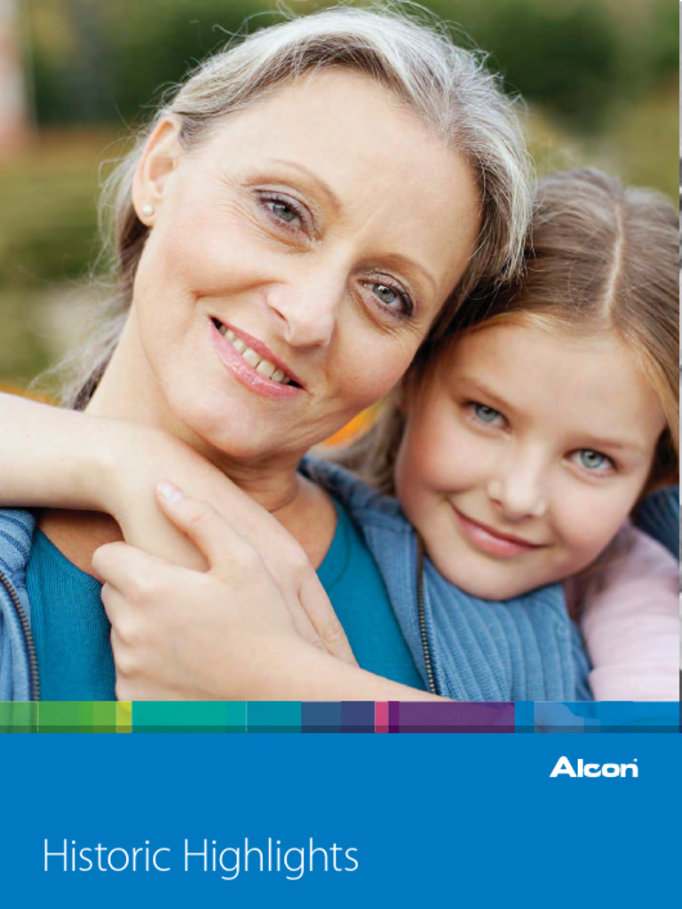 Alcon Timeline Portrait | PDF | Novartis | Ophthalmology