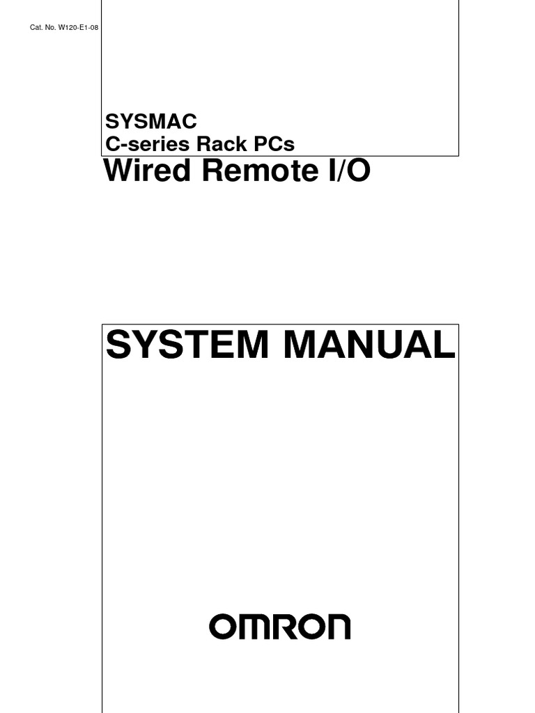 C-Series Rack PC Wired Remote IO System Manual | Download Free PDF ... C-Series Rack PC Wired Remote IO System Manual | Download Free PDF ...