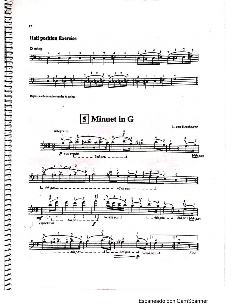 Minuet Beethoven | PDF
