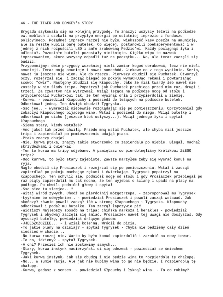 46 THE TIGER AND DONKEYs STORY | PDF