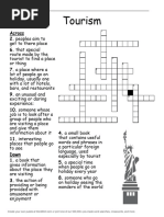 Travel-Themed Crossword Puzzle | PDF