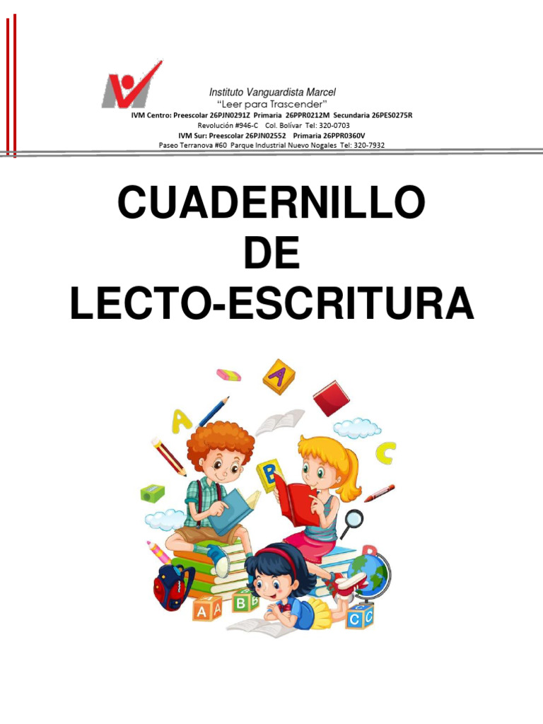 Cuadernillo de apoyo para alumnos en rezago de lectoescritura 6to | PDF