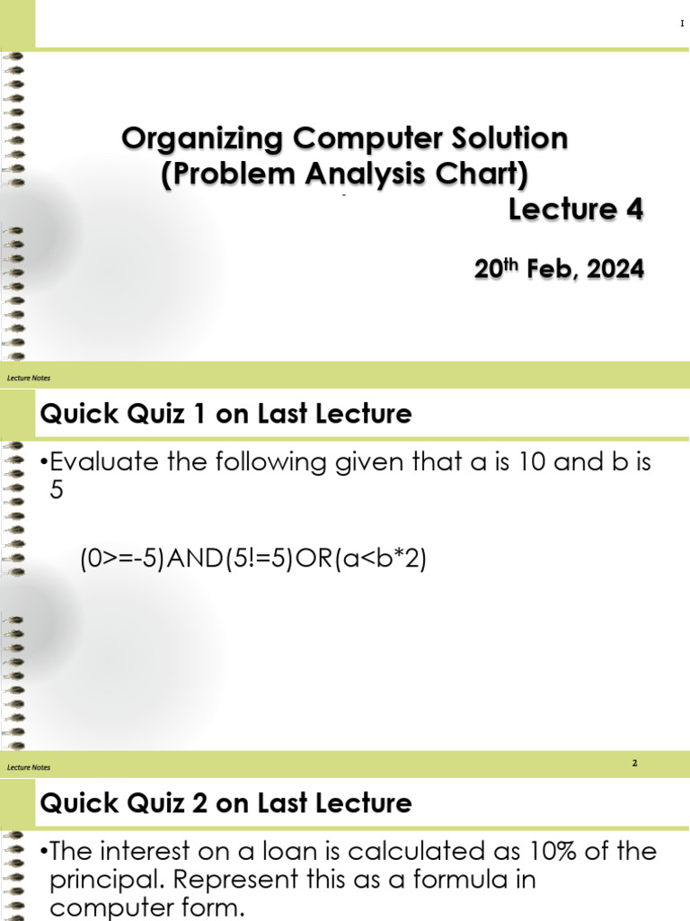 PoP Lecture 4 | PDF | Computing | Applied Mathematics