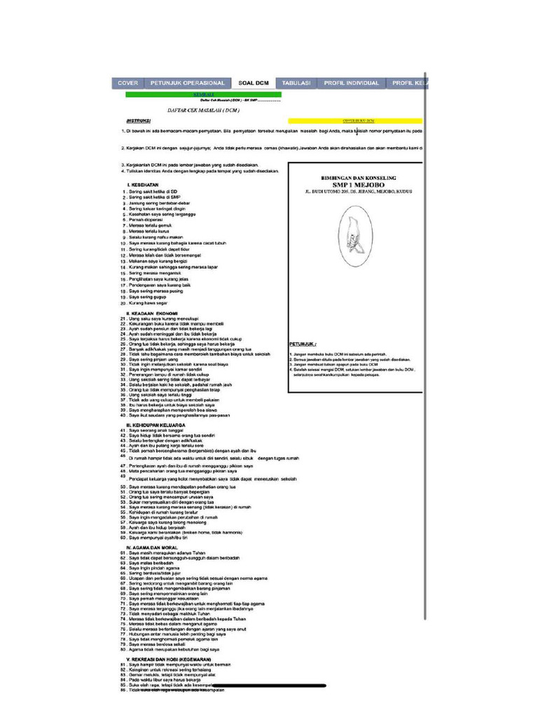 Bukti DCM Angket Ike | PDF