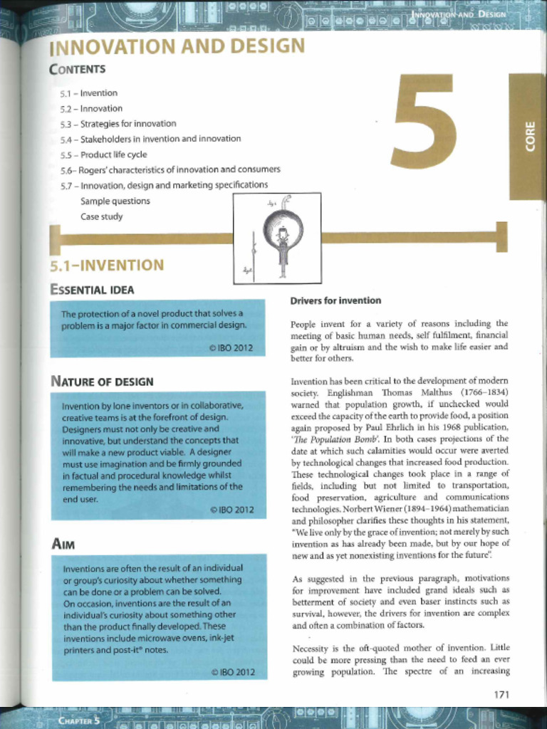 IBDesignTech Chpt5 Innovation Design | PDF