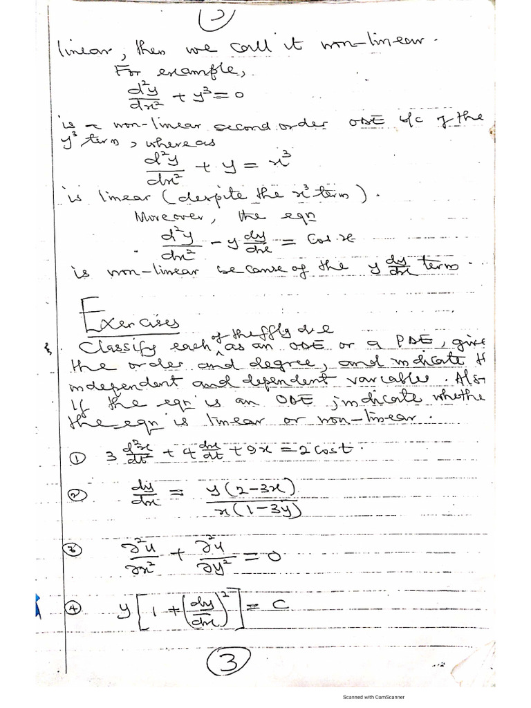 MTS 315 Handout | PDF