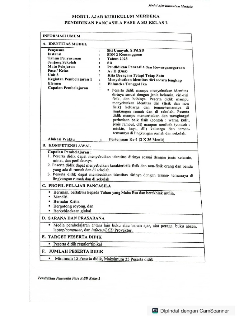 Modul Ajar SMT 2 | PDF