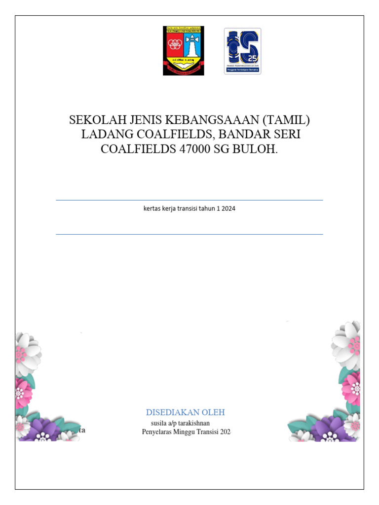 Kertas Kerja Transisi Tahun 1 2024 | PDF