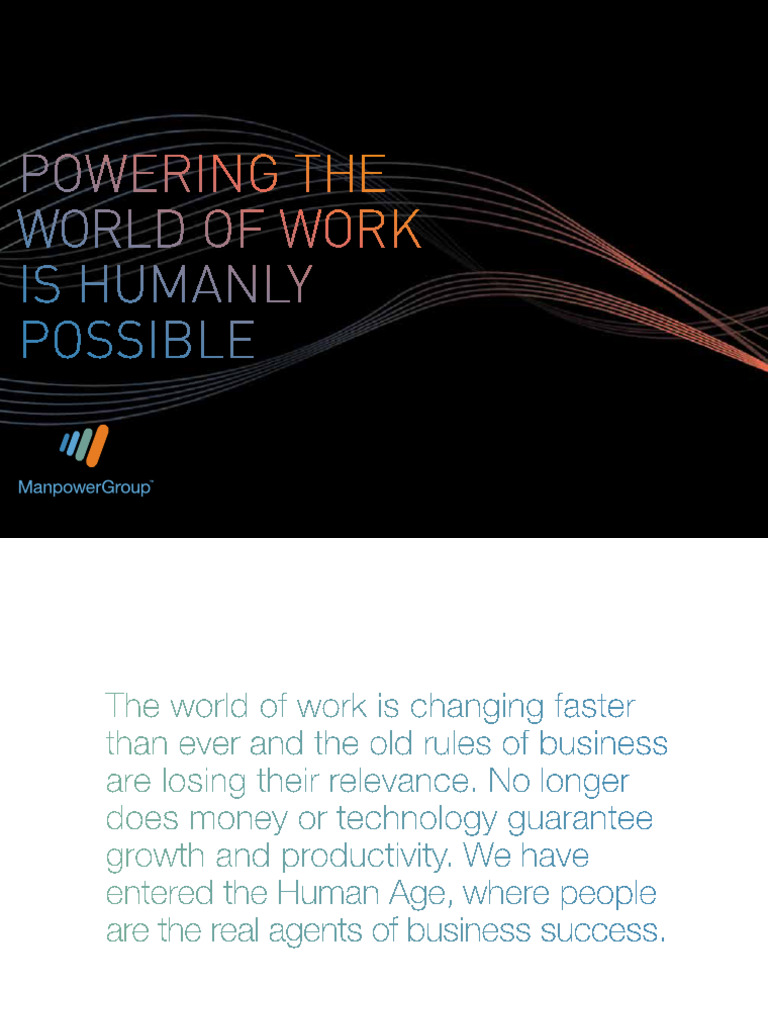 ManpowerGroup Brochure 2011 | PDF | Recruitment | Outsourcing