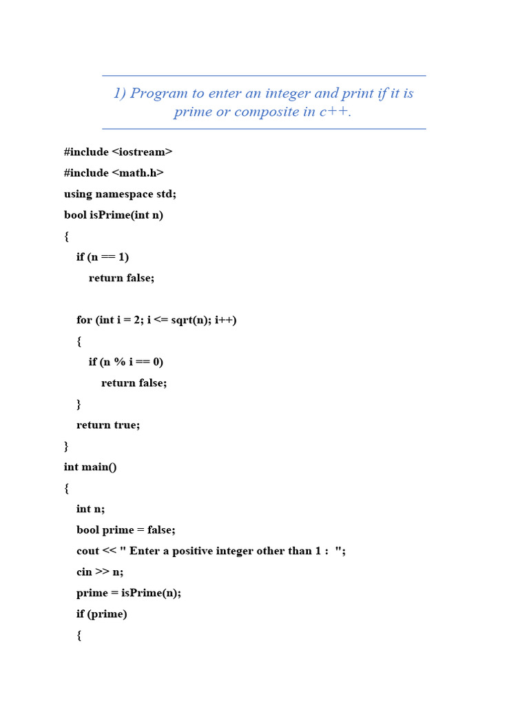Dhruvik Tank C++ Practical 1 To 40 | PDF | Pointer (Computer Programming) | Namespace