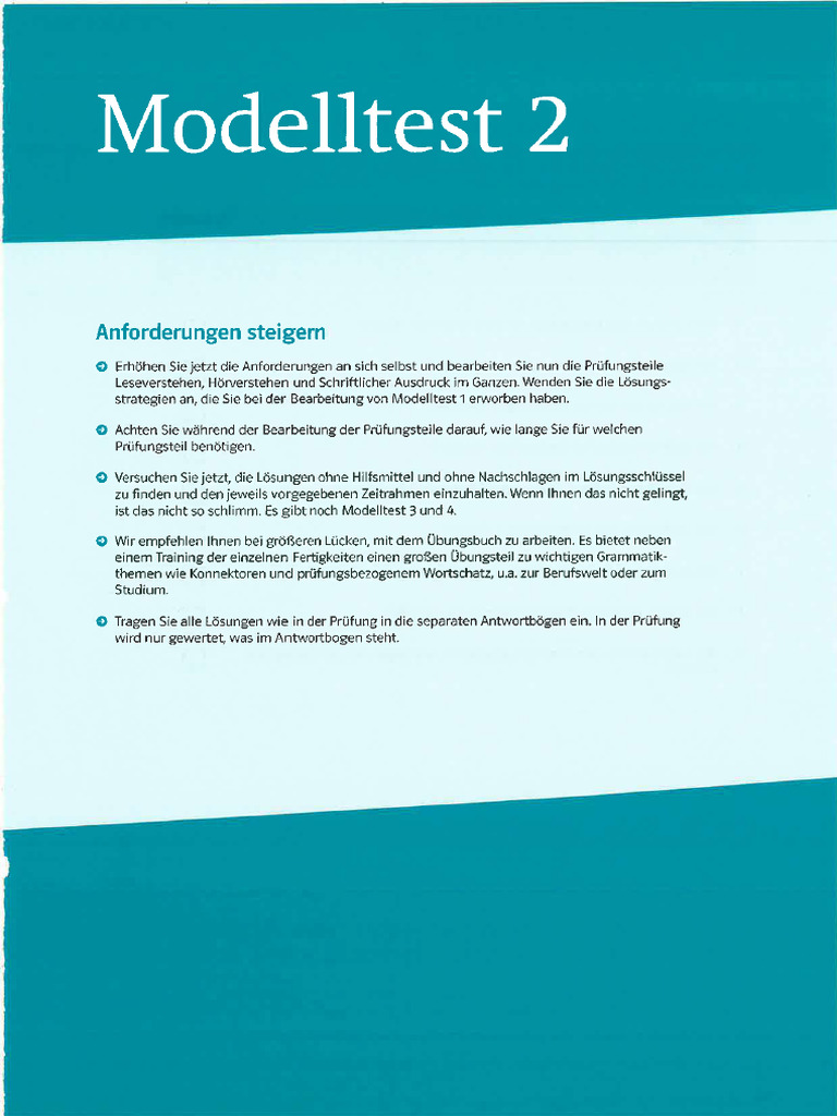 Test - 2 - Mit Erfolg | PDF