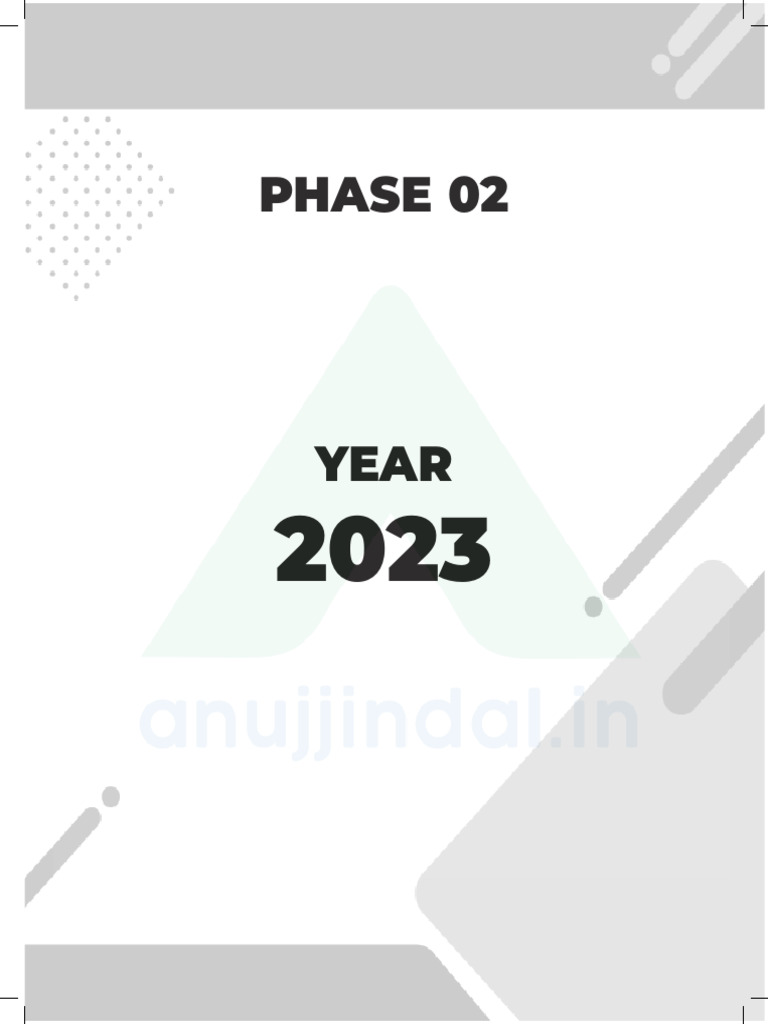 RBI Grade B 2023 Phase 02 ESI PYP With Answers | PDF | Climate Change Mitigation | Welfare