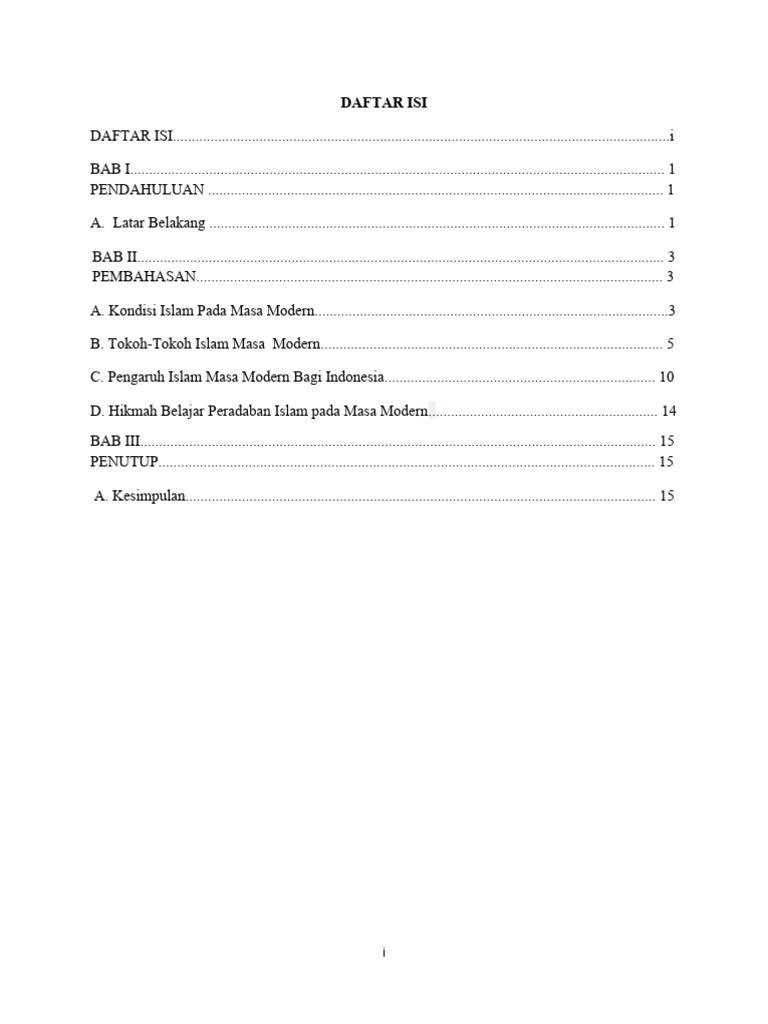 Makalah Peradaban Islam Modern | PDF | Sejarah | Agama & Spiritualitas