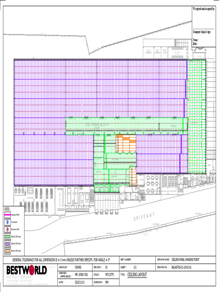 Balagtas 20 10 r01 Ceiling Hanging Plan 11 Nov | PDF