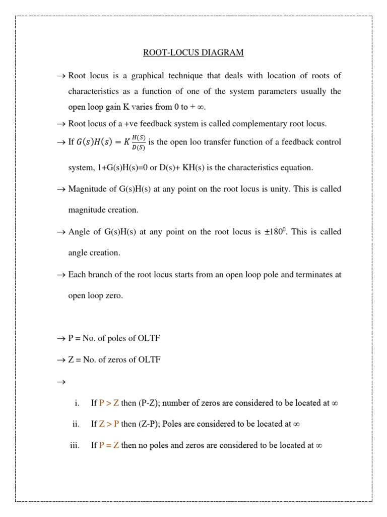 ROOT LOCUS | PDF | Applied Mathematics | Computer Engineering