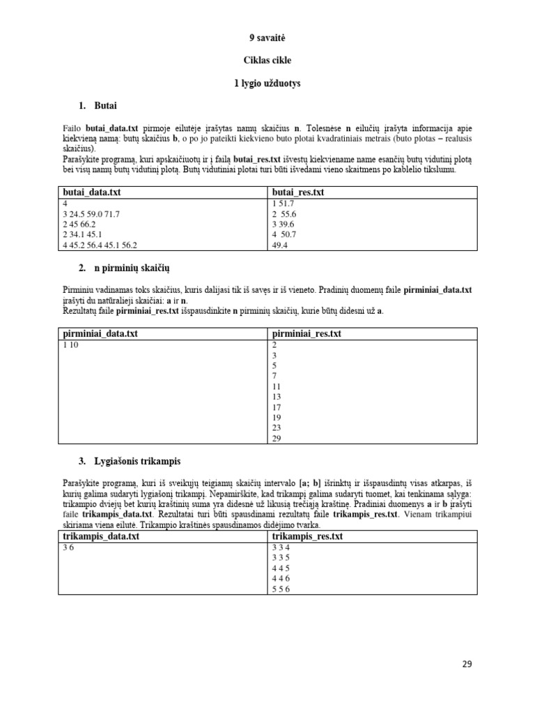 Ciklas Cikle2 | PDF