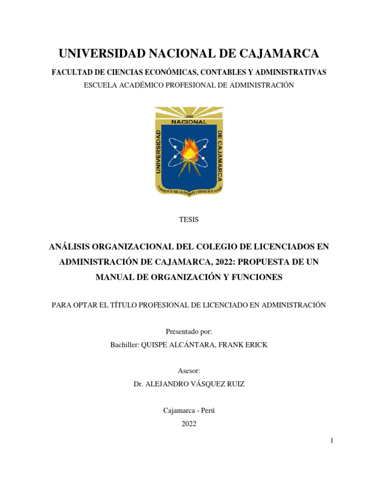 Levantamiento de Necesidades 2 Tesis - Frank Erick Quispe Alcántara ...