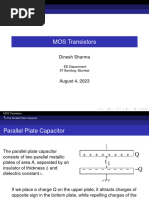 MOM, MIM, MOS Capacitors Explained | PDF | Mosfet | Field Effect Transistor