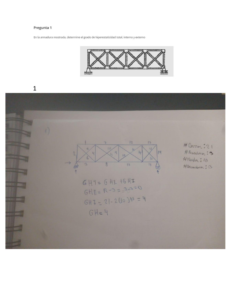 PC1 Analisis Estructural 1 - Alvaro Villanca | PDF