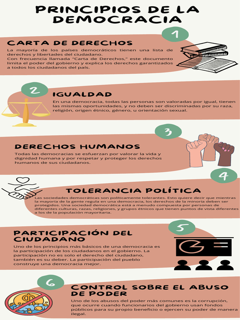 Principios de La Democracia | PDF | Democracia | Ideologías políticas