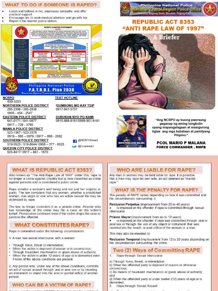 Anti Rape New Flyers | PDF