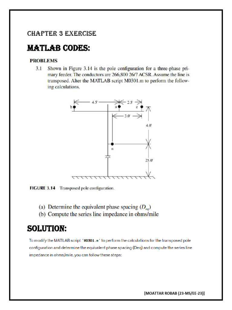 Chapter 3 Exercise | PDF | Electrical Impedance | Volt
