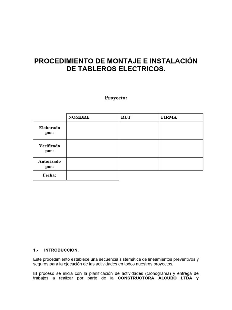 Insta-Tableros-Electricos | PDF | Riesgo | Ingenieria Eléctrica