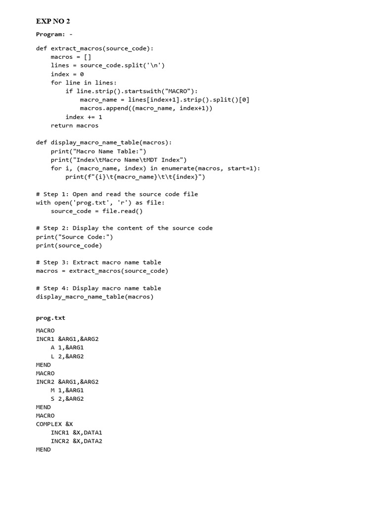 SPCC Printout Alok | PDF | Operating System | Assembly Language