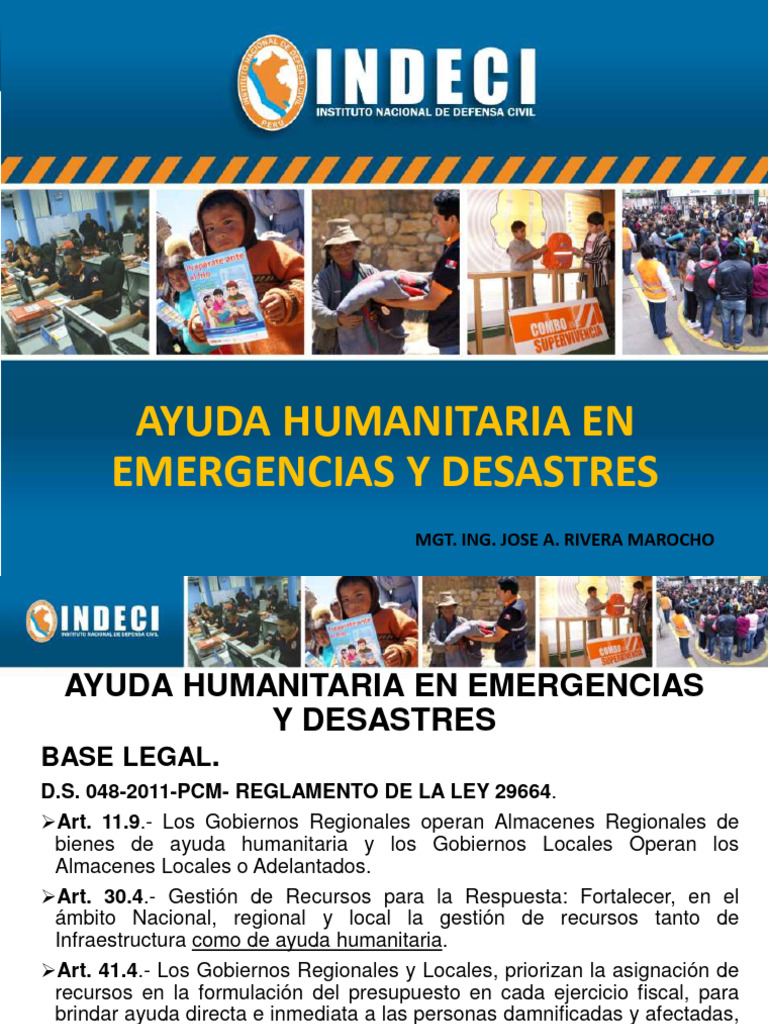 Ayuda Humanitaria en Emergencias | PDF