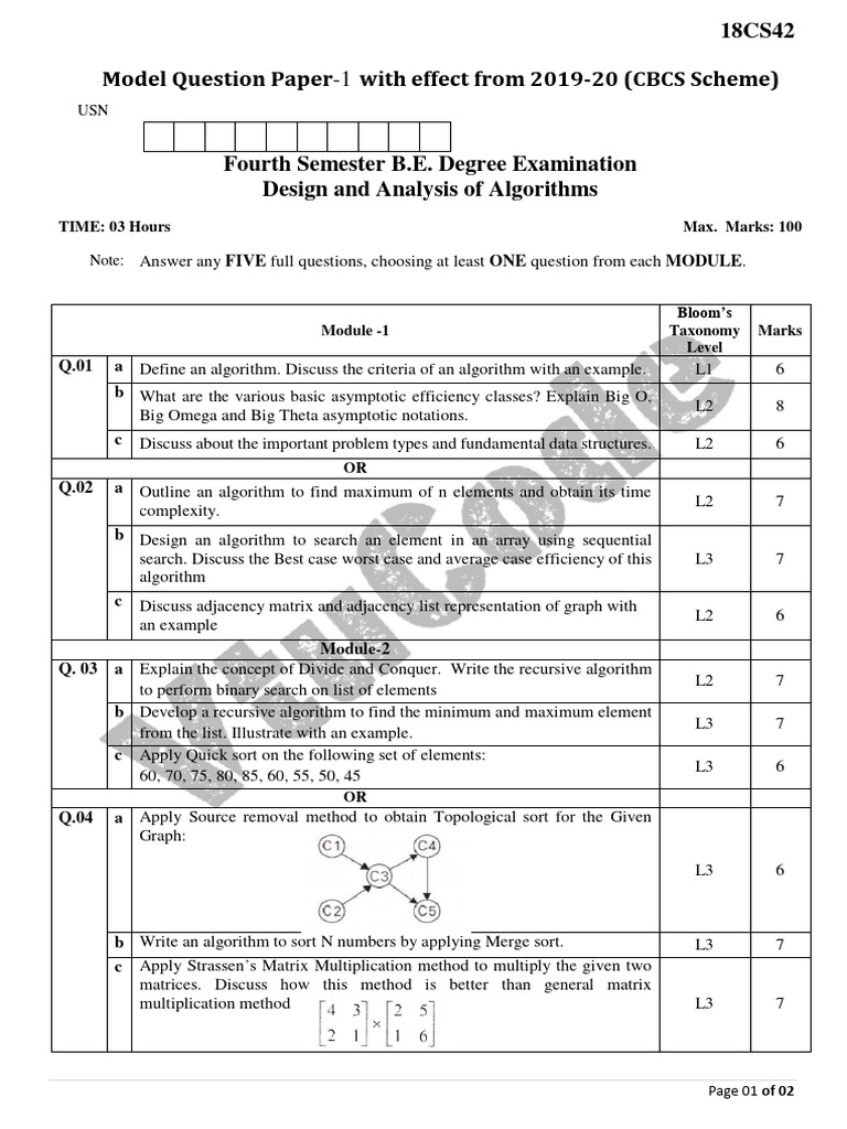 @vtucode - Com 2018 Scheme Model Set 1 Paper 4th Semester | PDF ... @vtucode - Com 2018 Scheme Model Set 1 Paper 4th Semester | PDF ...