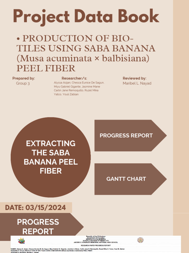 PROJECT DATA BOOK | PDF