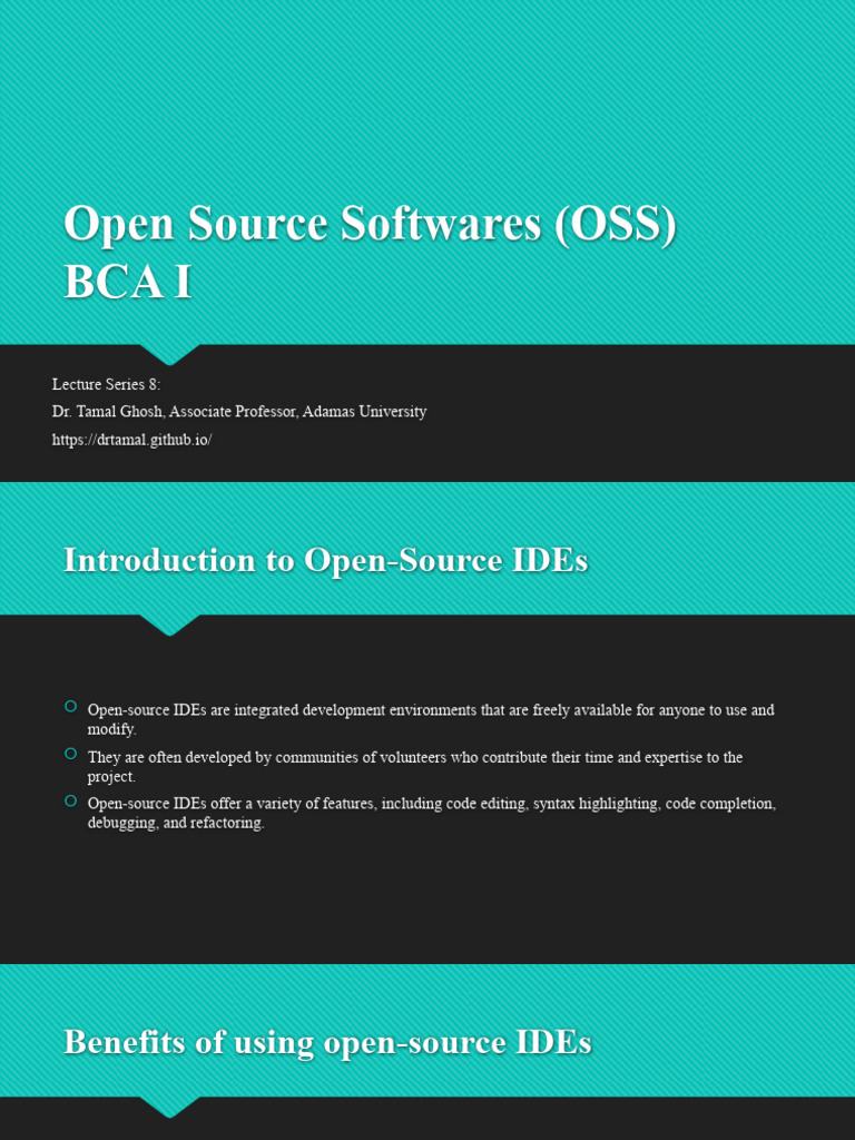 Lecture 8 | PDF | Integrated Development Environment | World Wide Web