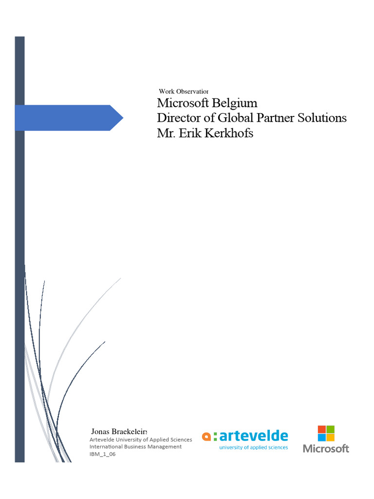 Work Observation Report | PDF | Collaboration | Business Model