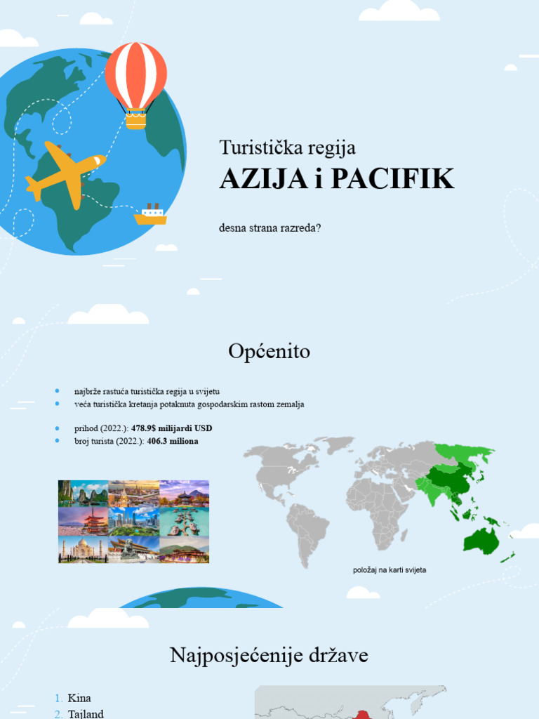 UNWTO - Azija I Pacifik | PDF