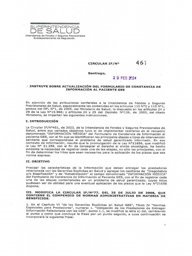 Circular 461 | PDF