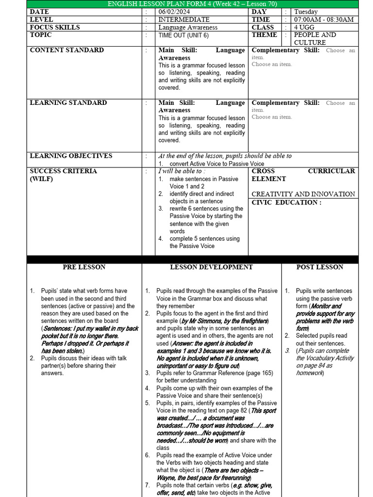 W42 4UGG 06.02.2024 | PDF | Syntax | Linguistics