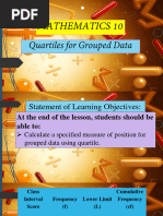 Percentiles For Ungrouped Data | PDF | Percentile | Mathematics