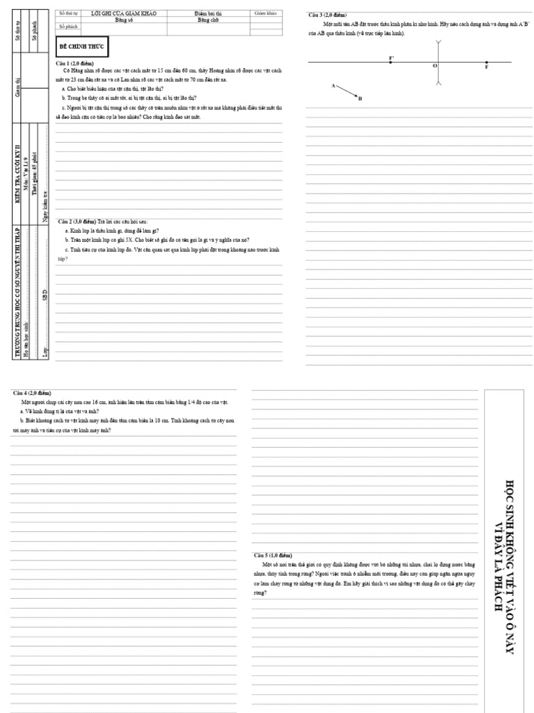 VẬT LÝ 9_ĐỀ CHÍNH THỨC_CUỐI HKII_dtn_79_194@hcm.edu.v | PDF