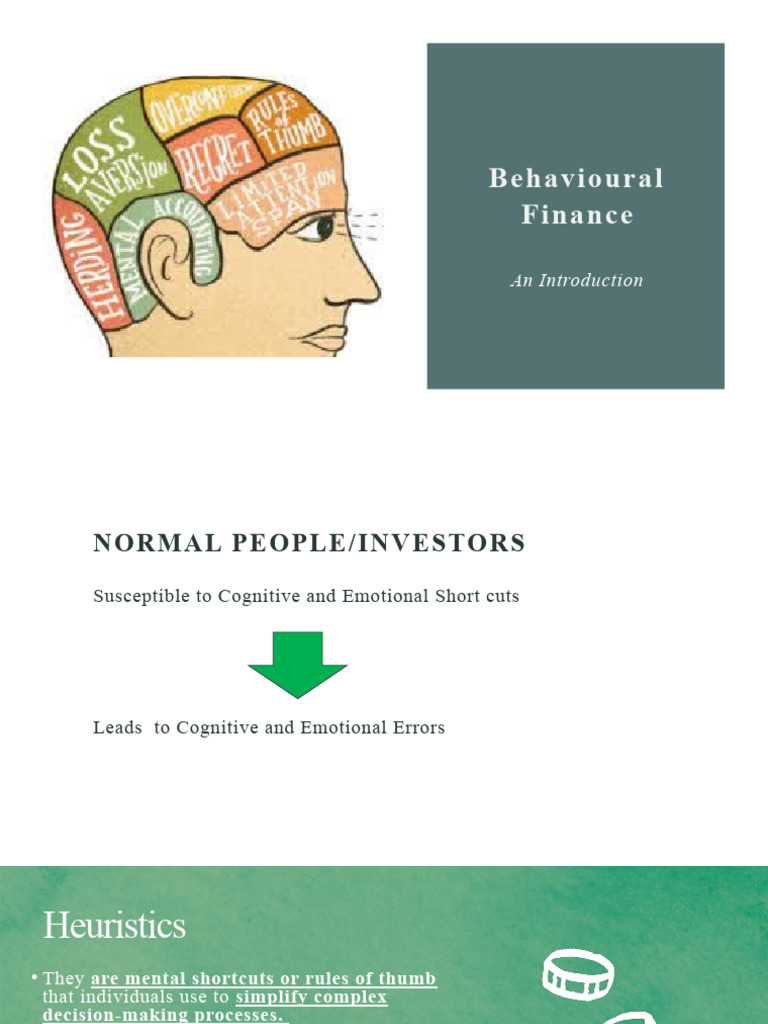 Understanding Behavioral Finance Biases | PDF | Heuristic | Emotions